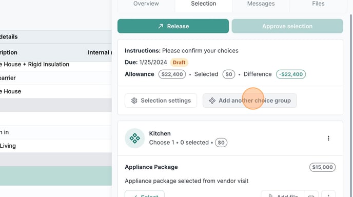 Creating & Releasing Selections